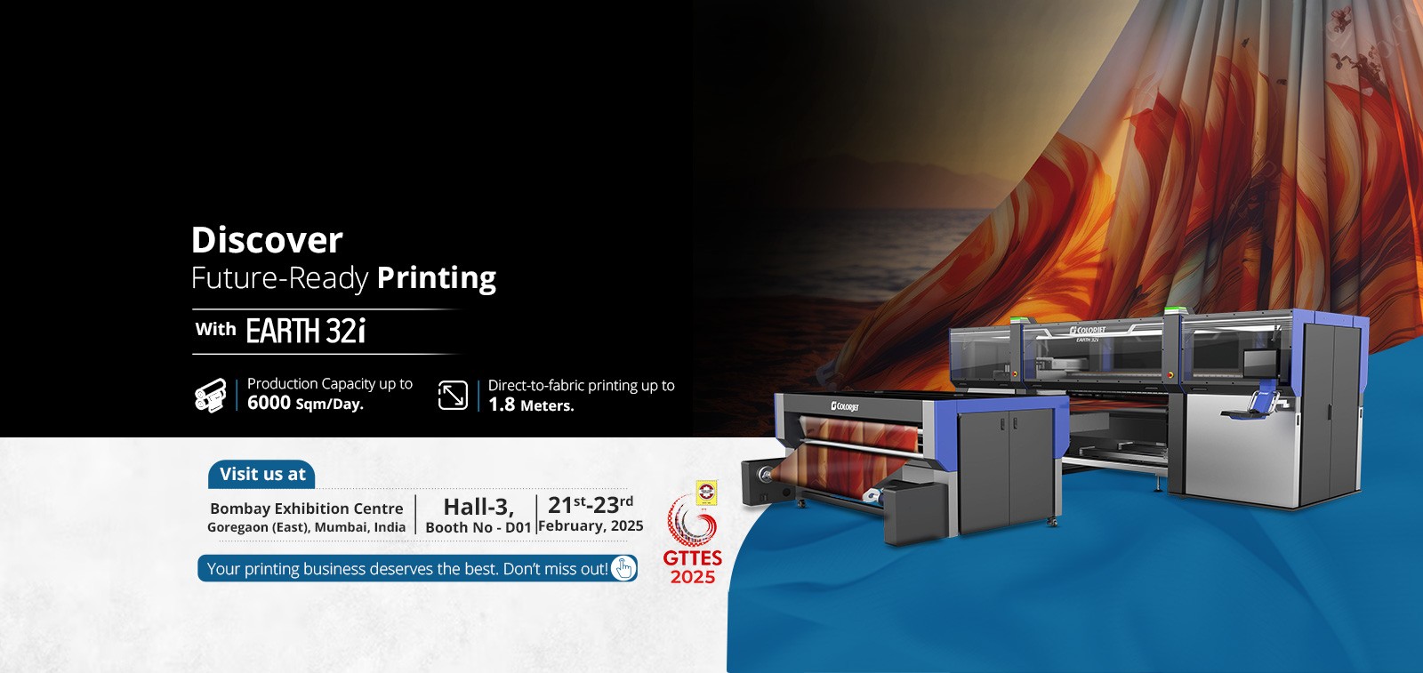India's largest manufacturer of Digital Textile Inkjet Printer