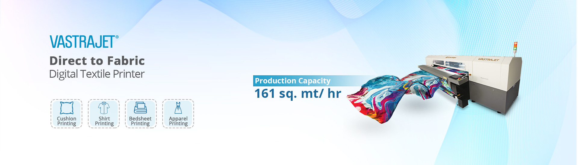 Direct To Fabric Cotton Silk Apparel Printing Machine