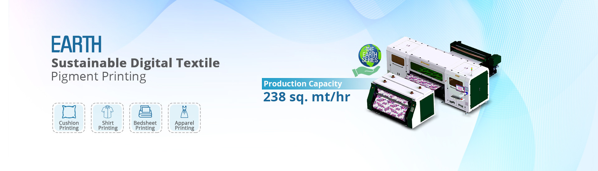 Earth Digital Textile Pigment Printing Machine | Colorjet Group
